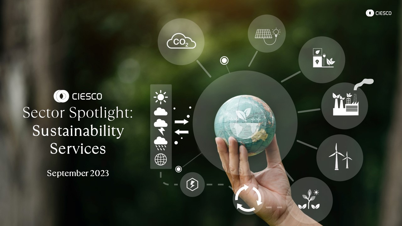 Ciesco Sector Spotlight: Sustainability, September 2023 - Ciesco